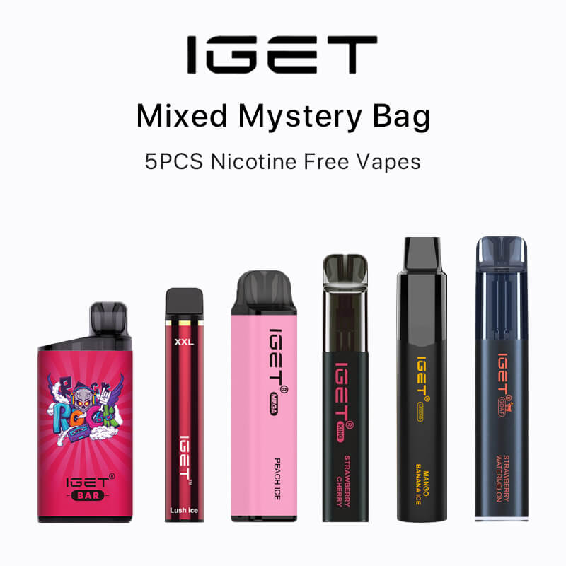 Nicotine Free IGET Vape | Free Shipping And 20% Discount Available
